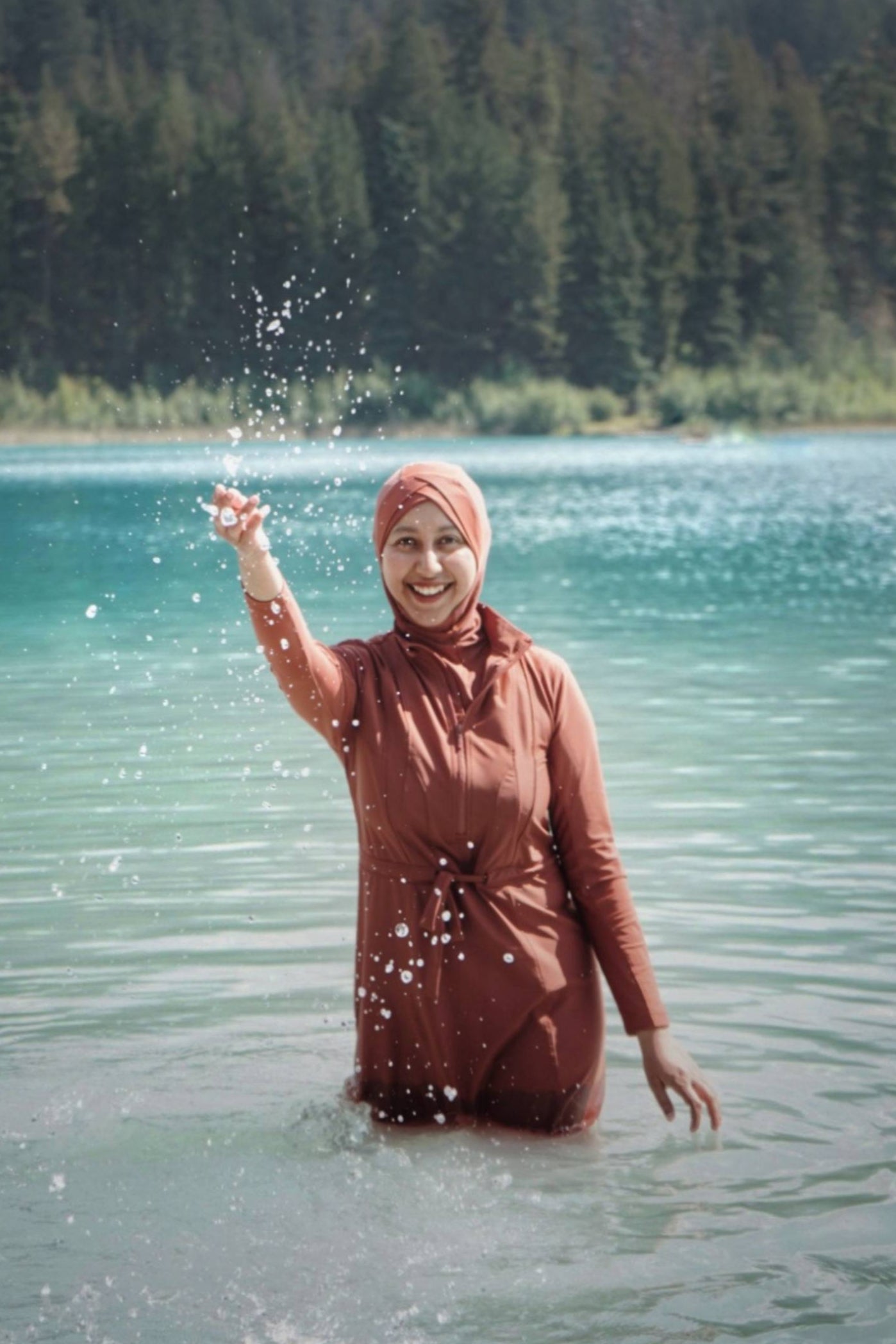 Women's Instant Swim Hijab - Comfortable Fit – WOMMO