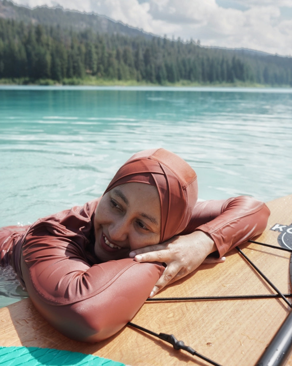 Women's Instant Swim Hijab - Comfortable Fit – WOMMO