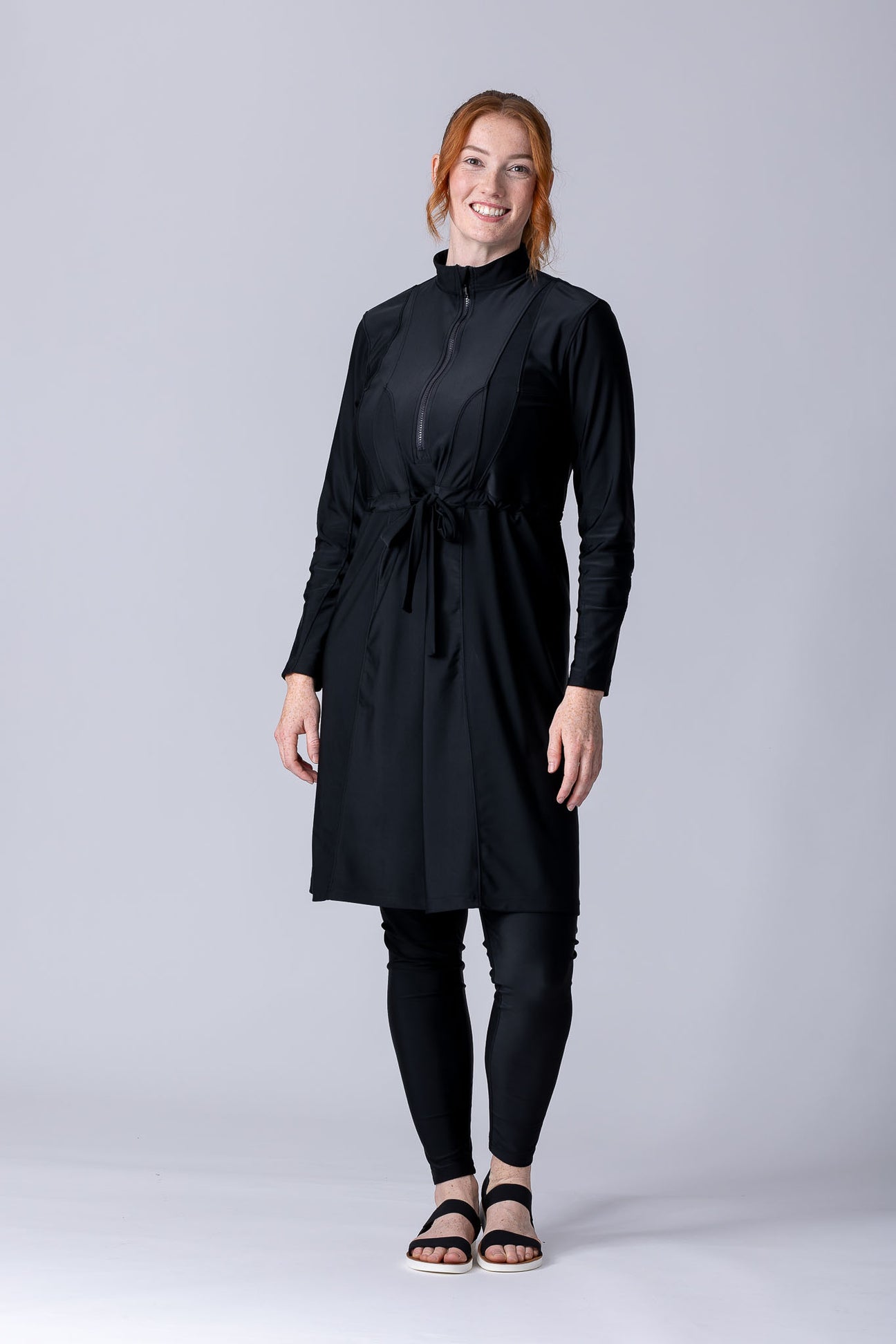 Women's Modest Swim Tunic Dress - Nursing Friendly – WOMMO